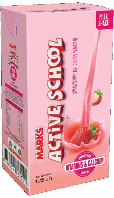 MARKS Active School Strawberry Ice Cream Milkshake | Abul Khair ...